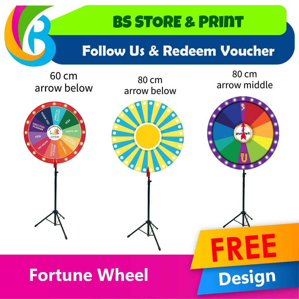 Fortune Wheel / Wheel of Fortune / Gift Spin & Win /Roda Impian / Lucky ...