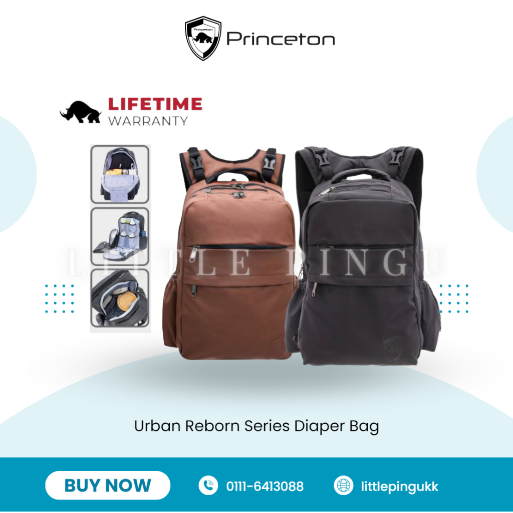 Princeton Urban Reborn Series Diaper Bag | Shopee Malaysia