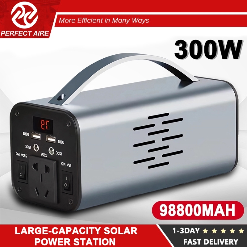 Portable Power Station 350W AC 220V Output Emergency Backup Powerbank ...