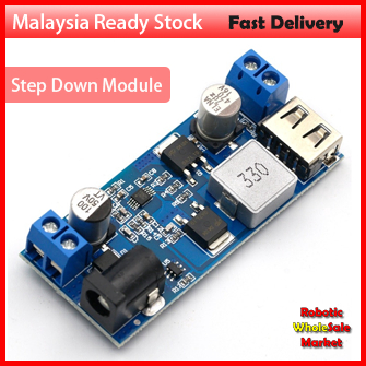 DC-DC 24V12V To 5V 5A Step Down Power Supply Buck Converter Adjustable USB Charging Module For ...
