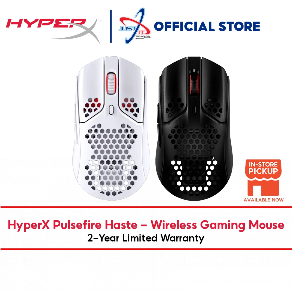 HyperX Pulsefire Haste Wireless Gaming Mouse - Black/White | Shopee ...