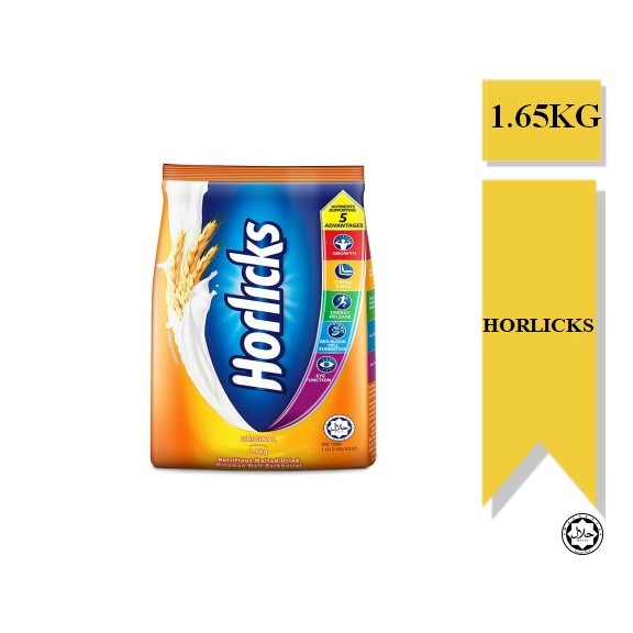 HORLICKS ORIGINAL NUTRITIOUS MALTED DRINK 1.65KG | Shopee Malaysia
