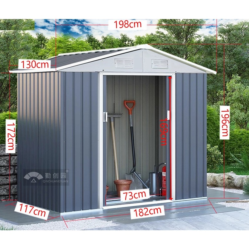 DIY Senang Pasang Store Cabin Kontena Garaj Stor Belakang rumah kebun ...