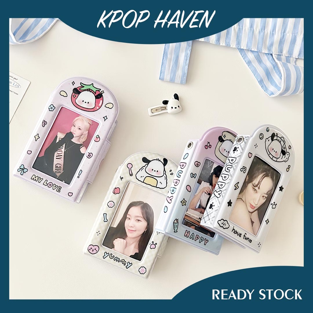 Ins Photocard Binder Cute Puppy 3 Inch Photo Album Cartoon Photocard ...