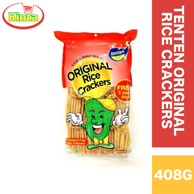 Tenten Original Rice Crackers (40+8 packs) | Shopee Malaysia