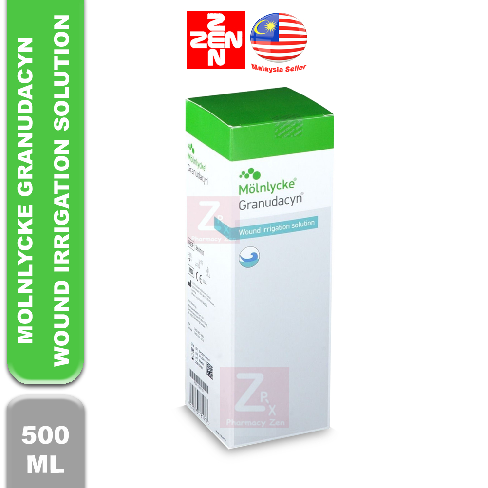 Molnlycke Granudacyn Wound Irrigation Solution 500mL(360101) | Shopee ...