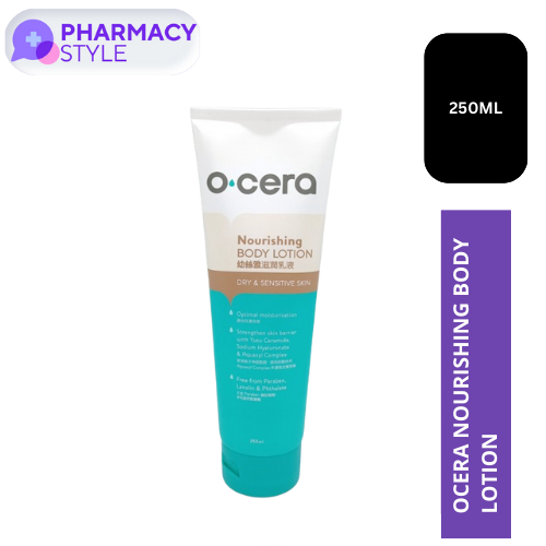 Ocera Nourishing Body Lotion 250ml For Dry & Sensitive Skin | Shopee ...