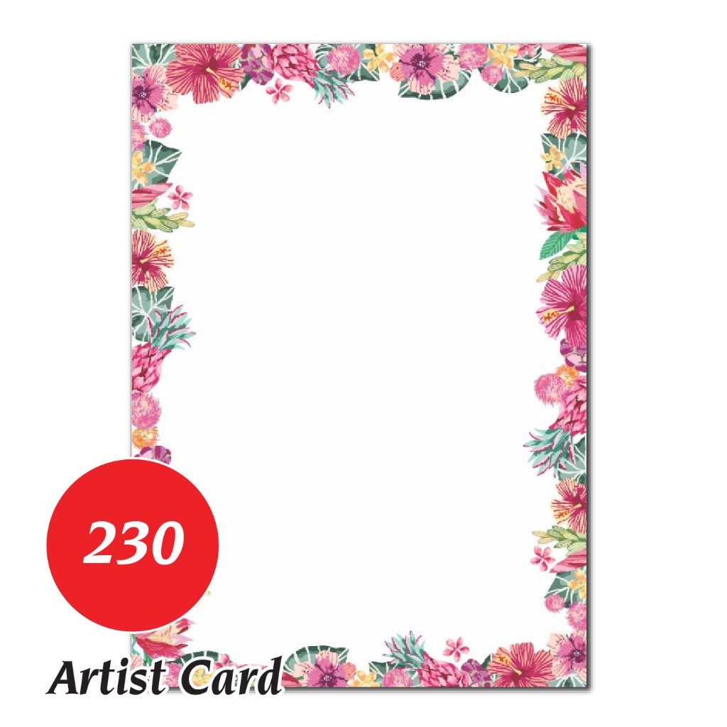 A4 Artist Card | A4 Fancy Artist Card | A4 Folio Card | Fancy Card ...