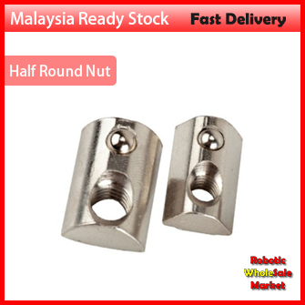 Half Round Nut Elasticity Spring Elastic Spring Nut Steel Ball Nut For ...
