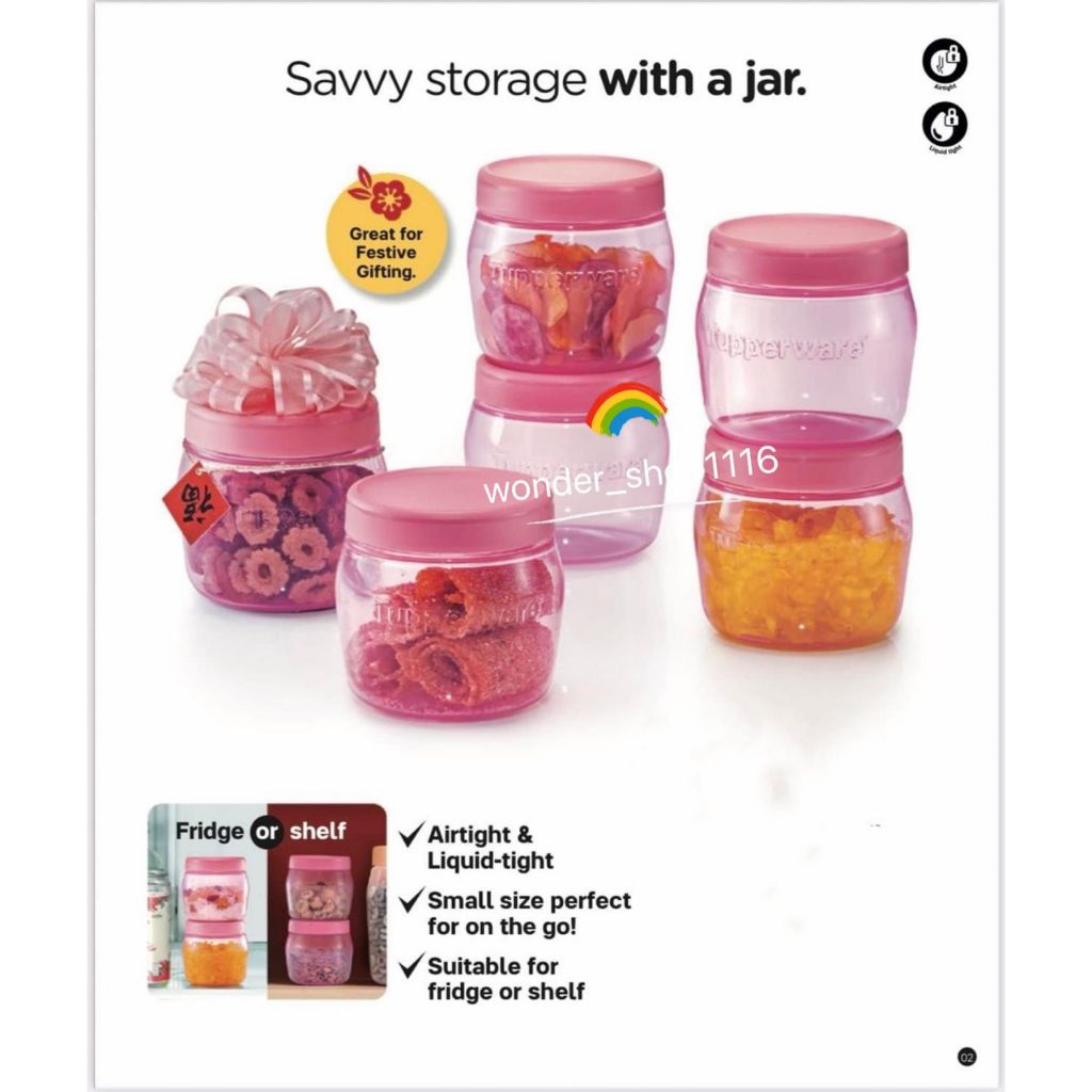 Tupperware Universal Jar 325ml - 1PC / 2PCS | Shopee Malaysia