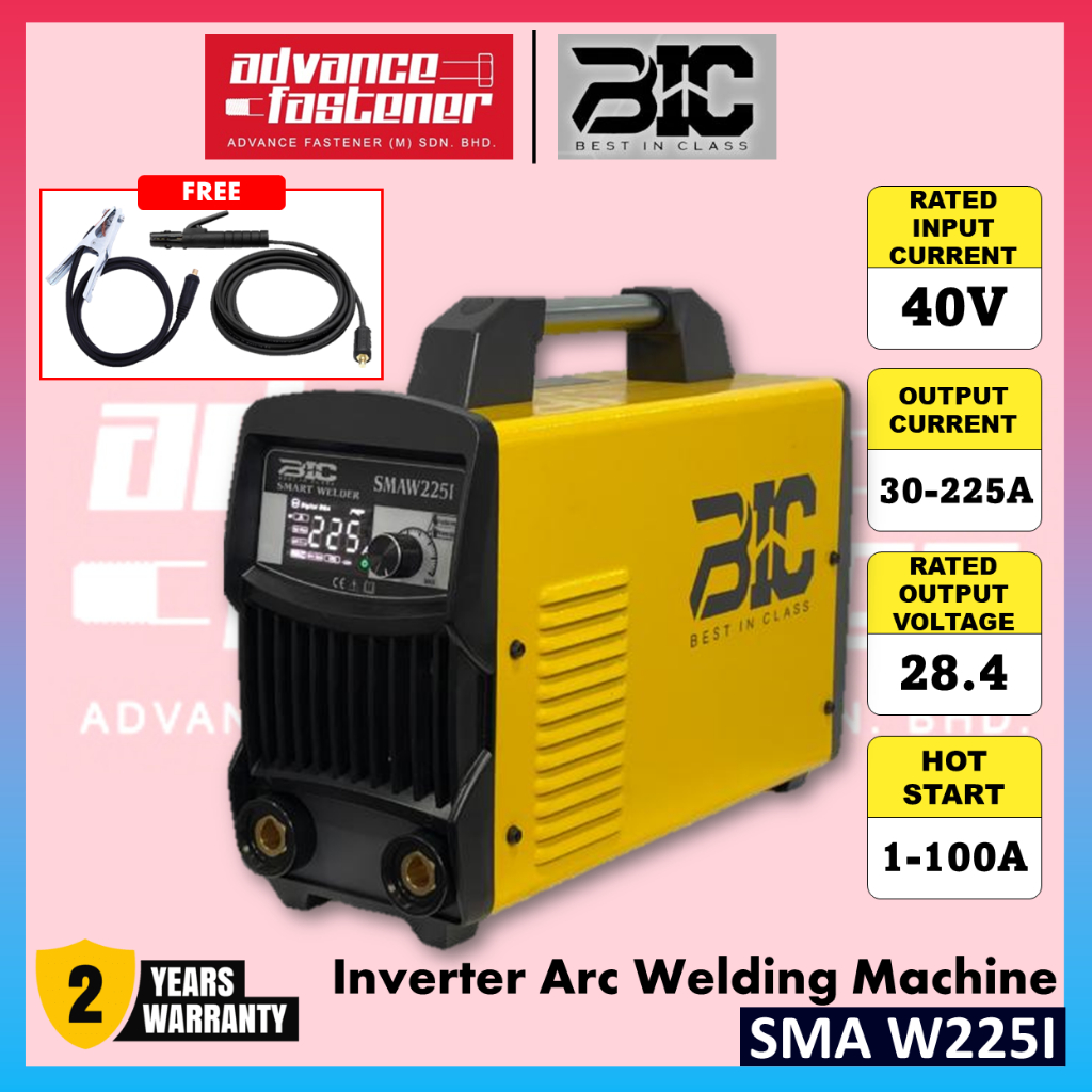 BIC SMA W225I MMA Inverter Arc Welding Machine ( 2 Years Warranty ...