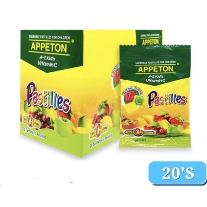 Appeton A-Z KID'S Vitamin C Pastilles Chewable Vitamin C for Children ...
