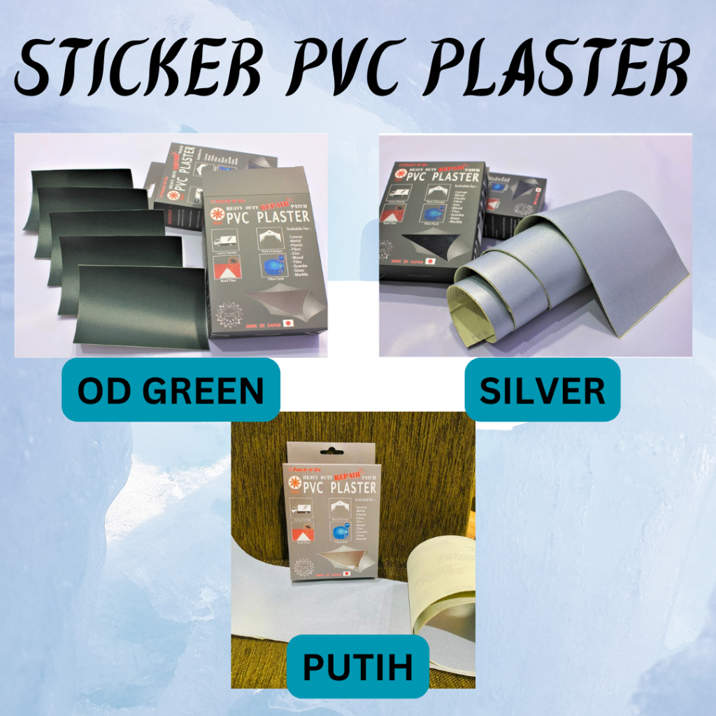 PENAMPAL PVC PLASTER (STICKER) REPAIR/ TAMPUNG | Shopee Malaysia