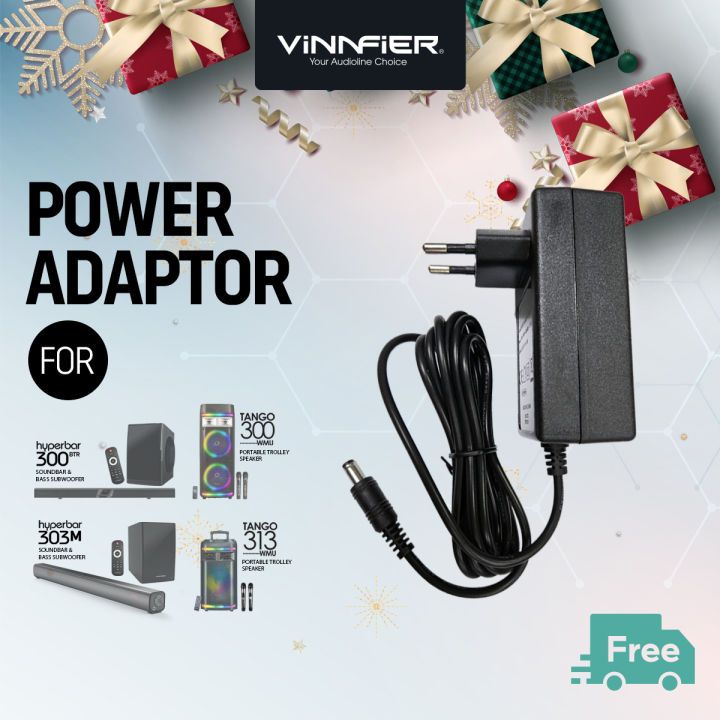 Vinnfier Power Adaptor Suitable Models Hyperbar 300, Hyperbar 303 ...