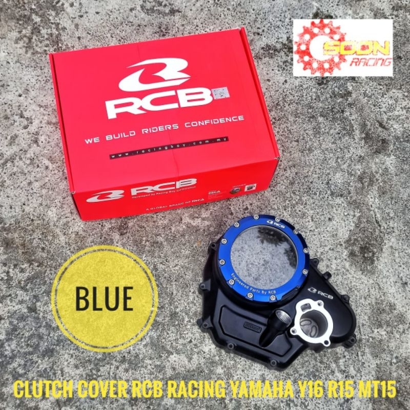 Y16 R15 MT15 CLUTCH COVER RACING BOY RCB RACING BLUE SILVER RED GOLD ...