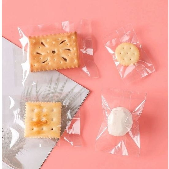 [READY STOCK ] 100 PCS Transparent Cookies Biscuit Snowflake Crisp ...
