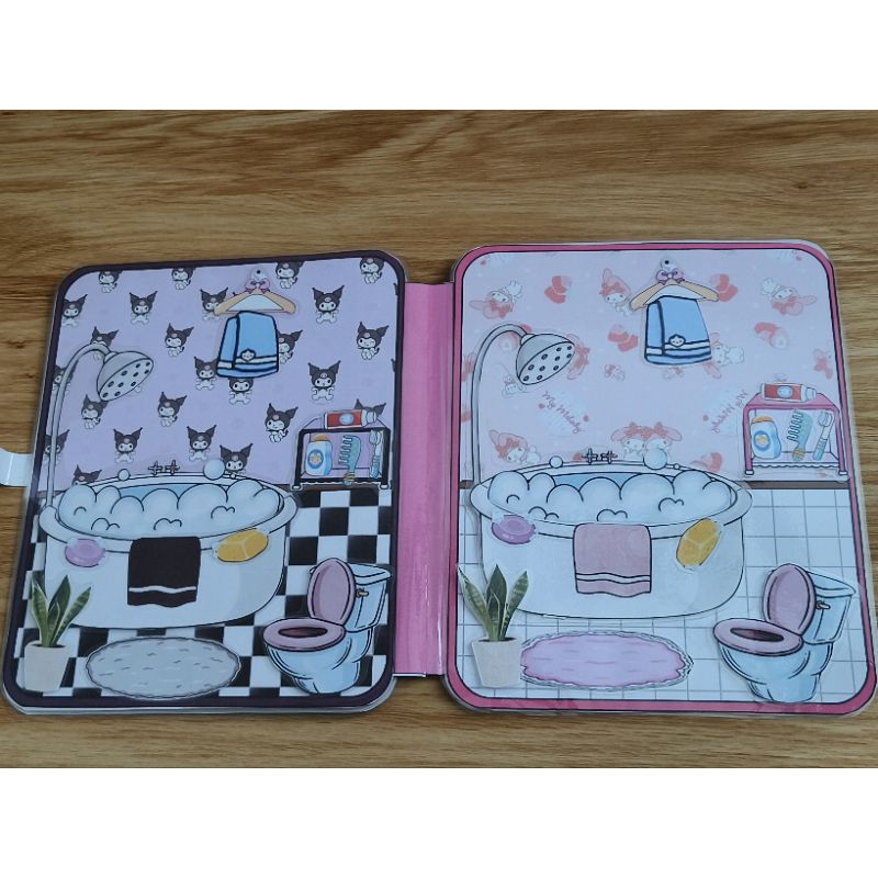 PAPER DOLL LAMINATED 2 IN 1 KUROMI AND MELODY | Shopee Malaysia