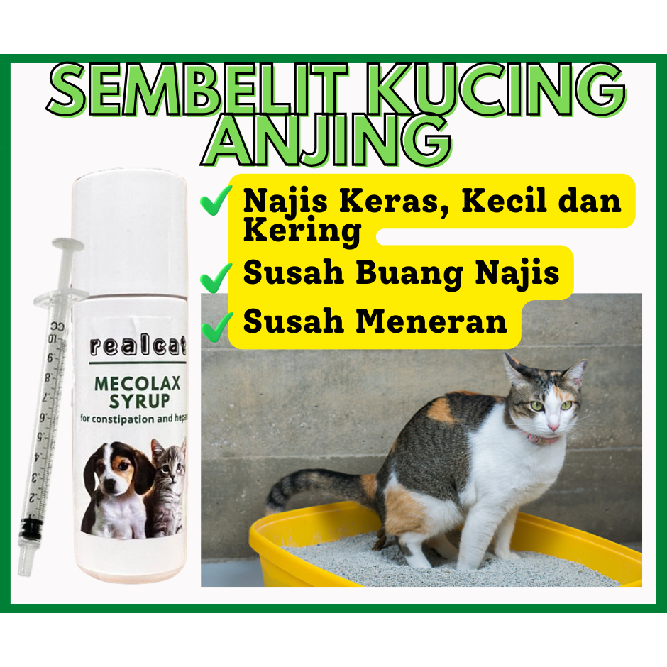 Realcat Ubat Sembelit Kucing Anjing Cat Constipation 30ml | Shopee Malaysia