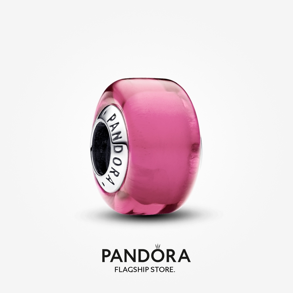 Pandora Pink Mini Murano Glass Charm | Shopee Malaysia