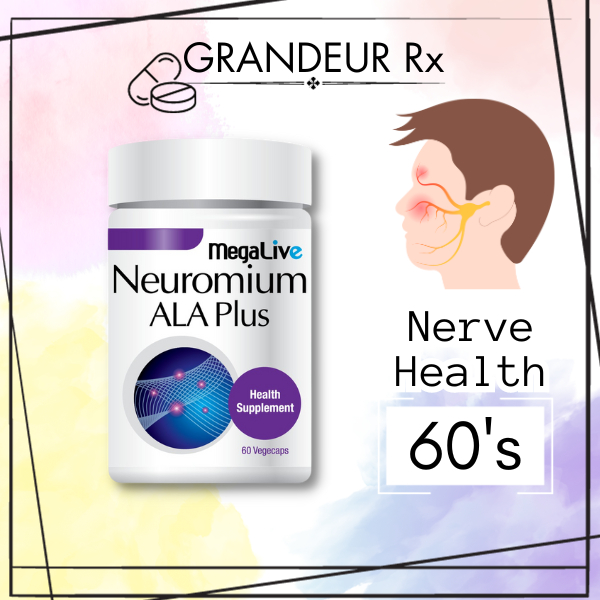 Megalive Neuromium ALA Plus with Alpha Lipoic Acid Vitamin B Complex ...