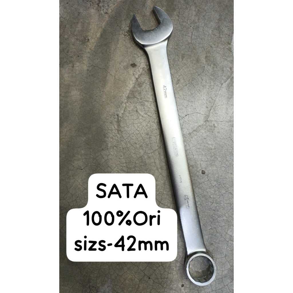 SATA 42MM MATTE FINISHED COMBINATION WRENCH SPANNER 42MM (40246 ...
