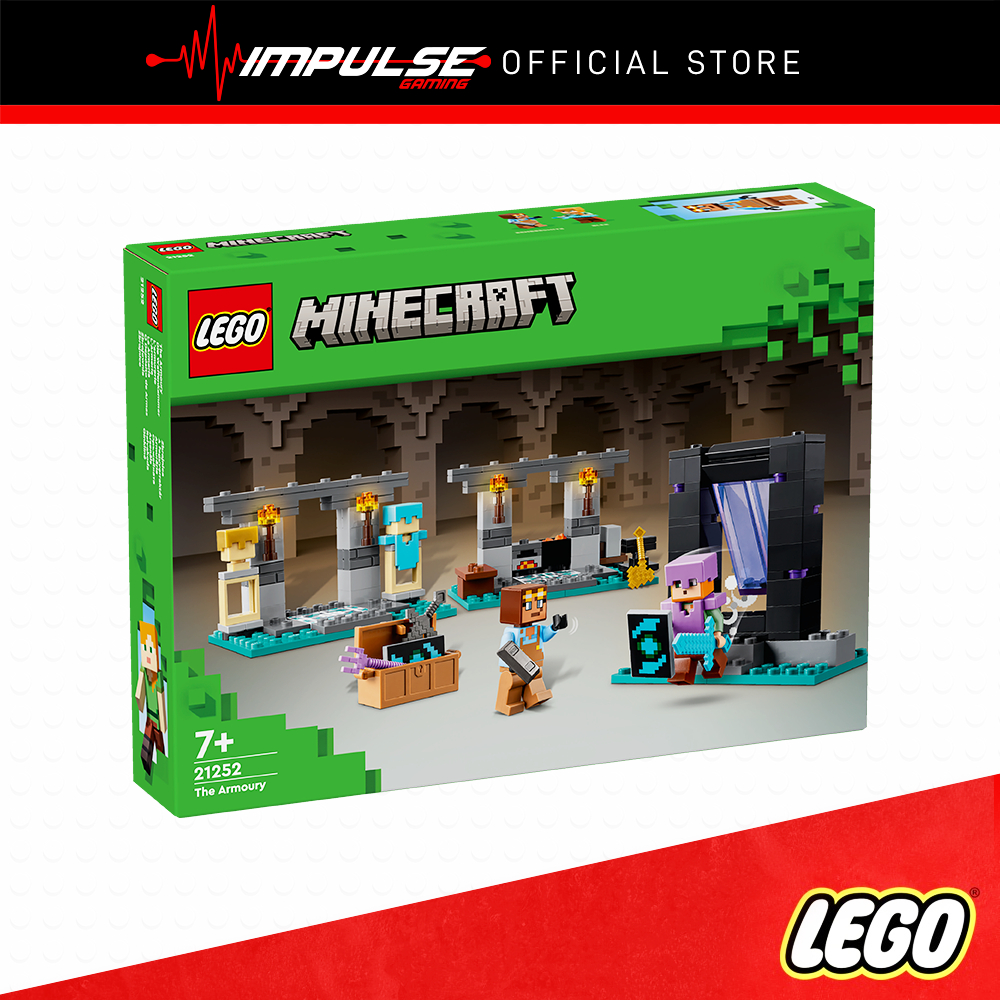 LEGO 21252 Minecraft The Armory | Shopee Malaysia