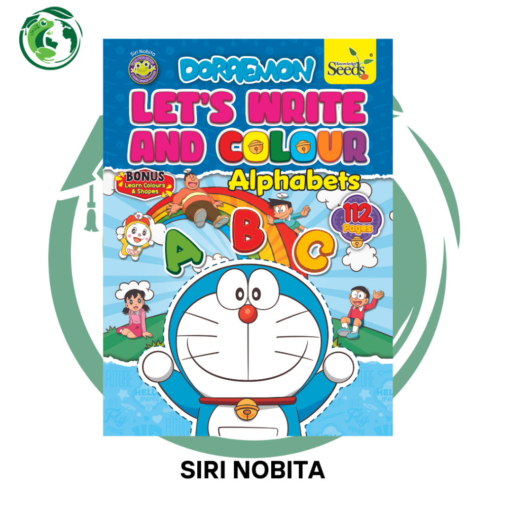 TOAD BOOK : DORAEMON LET'S WRITE AND COLOUR ALPHABETS (SIRI NOBITA ...