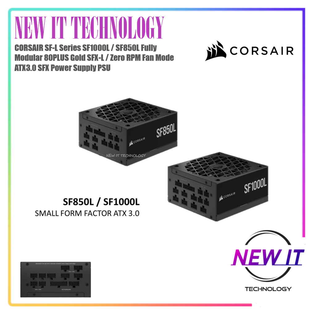CORSAIR SF-L Series SF1000L 1000w/ SF850L 850w Fully Modular 80PLUS ...