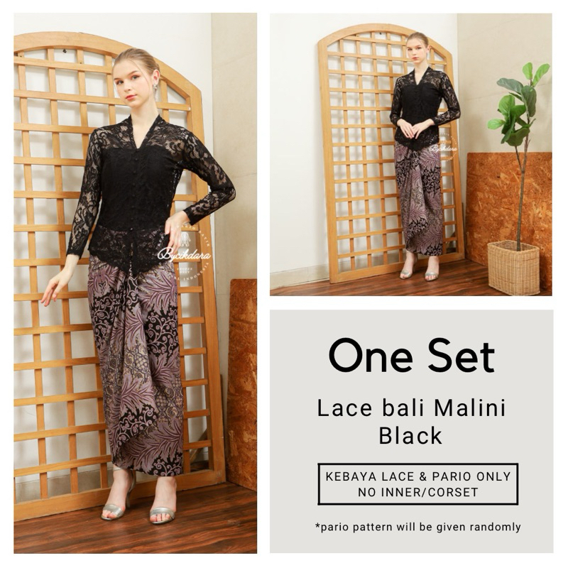 (ONE SET) Bycikdara Kebaya Lace Set Pario | Kebaya Lace Bali Malini ...