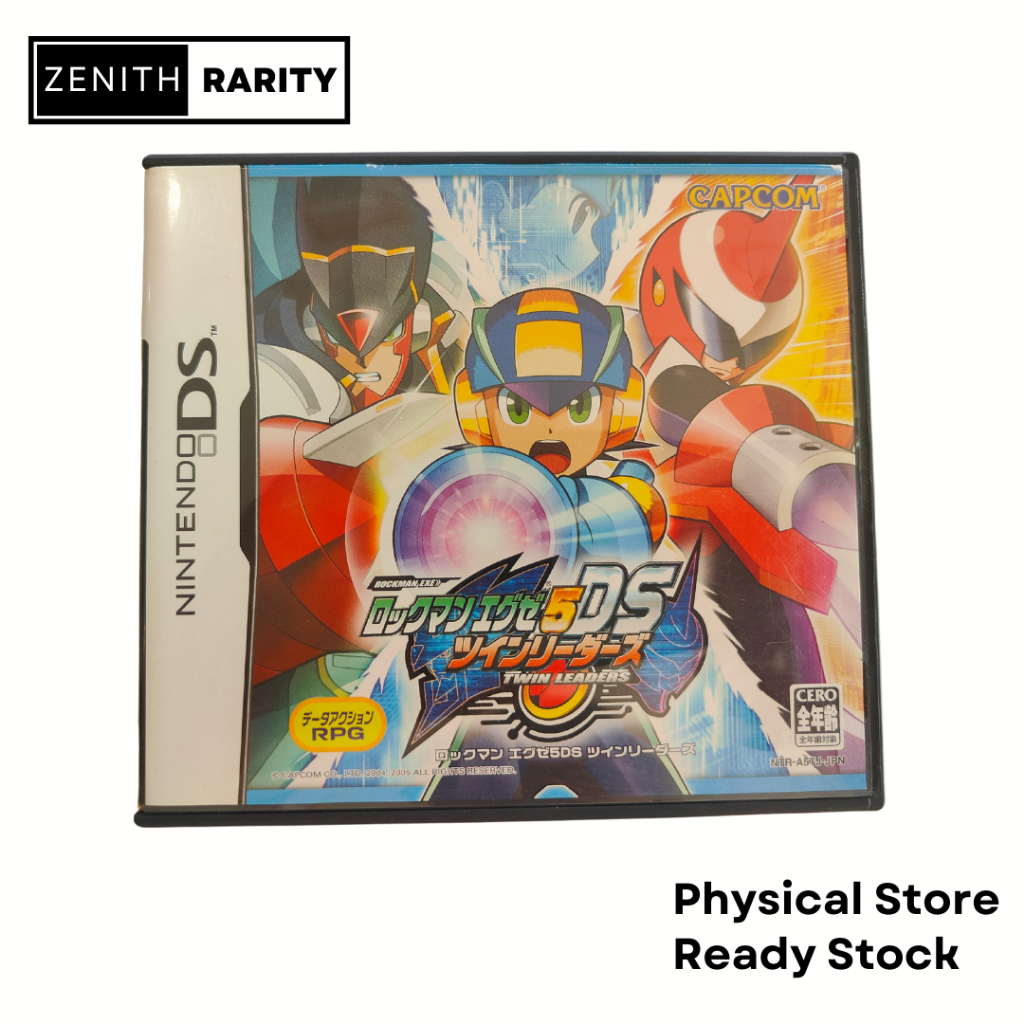 Zenith Rarity Nintendo NDS game Rockman Battle Network 5: Double Team ...