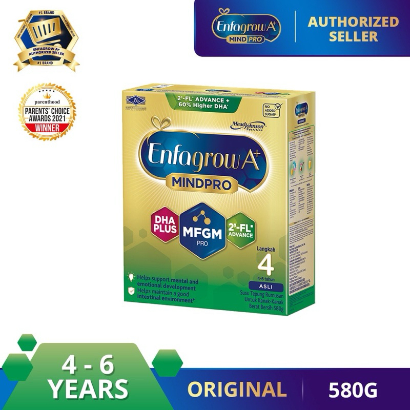 📢📢📢Enfagrow A+ Step 4 Original / Vanila (580g / 1.16kg) | Shopee Malaysia