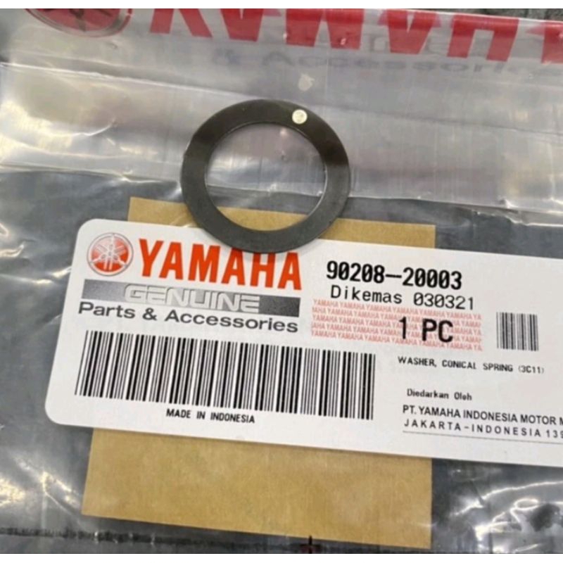 90208-20003 CONICAL SPRING WASHER Y15ZR (100% ORIGINAL HONG LEONG ...