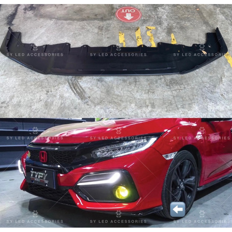 CIVIC FC SI FRONT BUMPER SKIRT FRONT DIFFUSER LIP REPLACEMENT BODYKIT ...