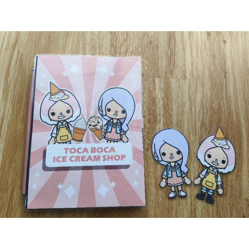 PAPER DOLL LAMINATED TICA BOCA ICE CREAM SHOP | Shopee Malaysia