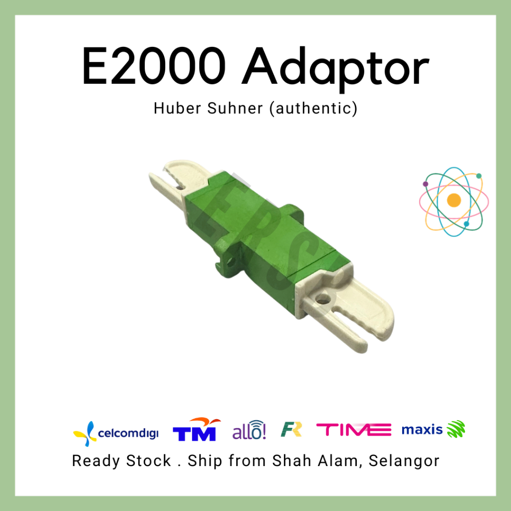 E2000 Adaptor Huber Suhner (Authentic) | Shopee Malaysia