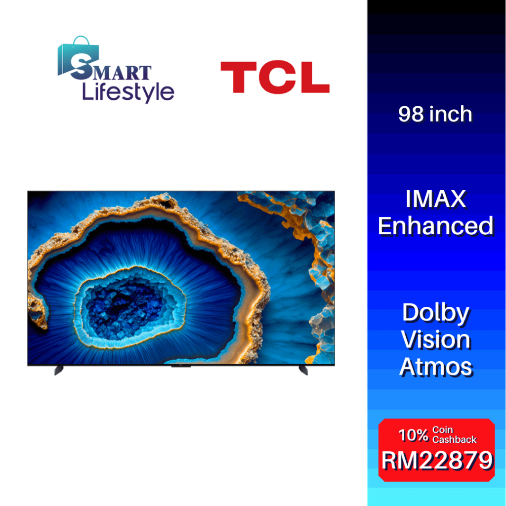TCL 98 Inch TV OQ-Mini LED 4K 98C755 | Shopee Malaysia