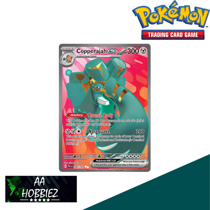 Pokemon TCG Copperajah Ex 245/193 Paldea Evolved | Shopee Malaysia