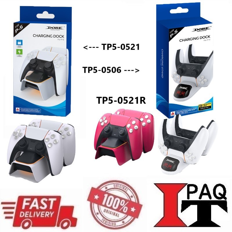 Dobe DS5 Charging Dock | Dobe PS5 Controller Charging Dock (TP5-0506 / TP5-0521 / TP5-0521B ...