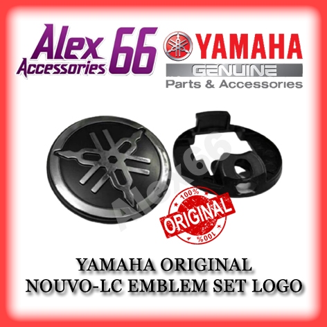 YAMAHA STANDARD NOUVO-LC EMBLEM SET // CLIP EMBLEM SET LAMBANG YAMAHA ...