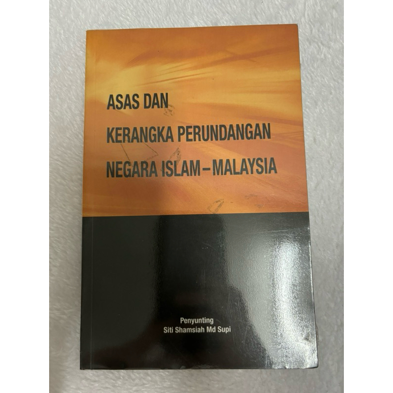 Preloved Book Asas dan Kerangka Perundangan Negara Islam - Malaysia ...