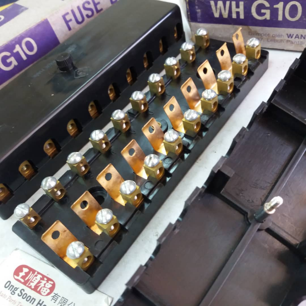 Fuse Box 10 / 8 / 6 Wire Germany 10-pin WH G10 8-pin WH G8 6-pin WH G6 ...