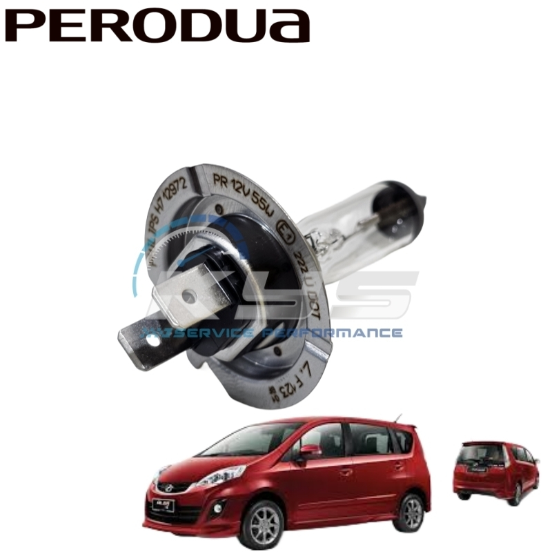 12972PRC1 PX26D H7 12V55W (+30%) HEAD LAMP BULB # PERODUA ALZA 1.5 ...