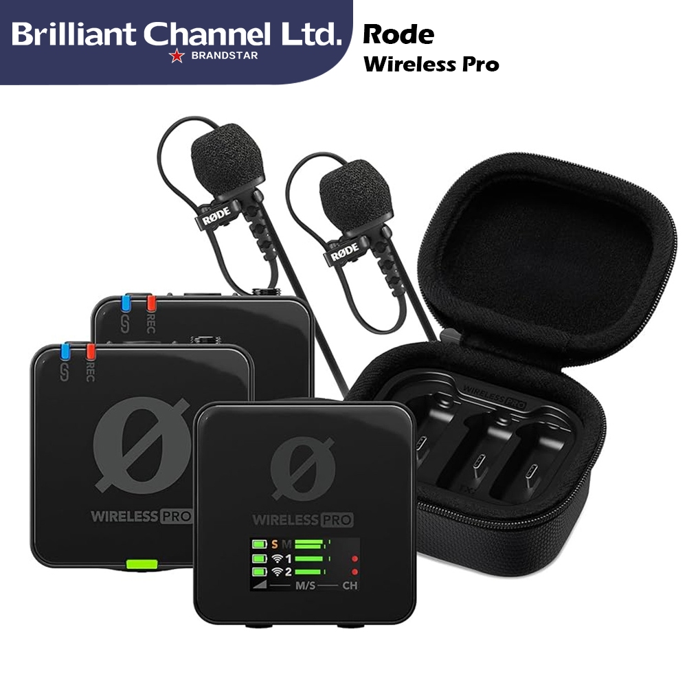 Rode Wireless Go II (Dual/Single) / Wireless ME Clip-on Wireless Mic ...