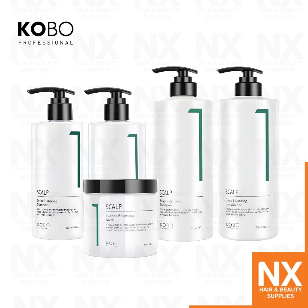 KOBO Scalp Balancing Shampoo & Conditioner & Mask (1) 320ml / 750ml ...