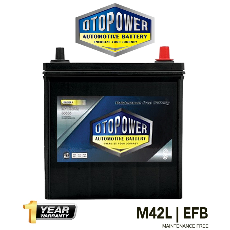 OTOPOWER M42L EFB BATTERY (Kering) For Perodua Bezza Advance, Myvi Gen ...