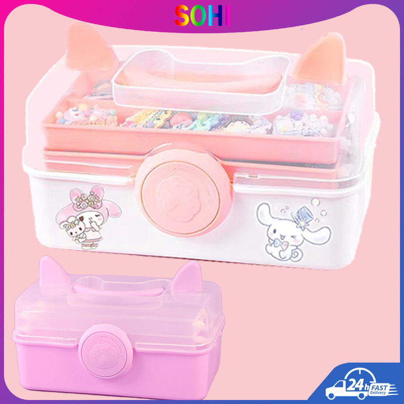 🔥Ready Stock🔥咕卡配件 guka parts 3 Layer Transparent Storage Box Medicine ...