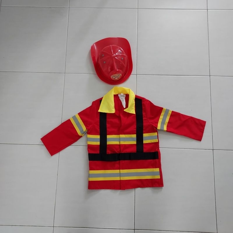 USED Kid Bomba Uniform with Bomba Helmet | Shopee Malaysia