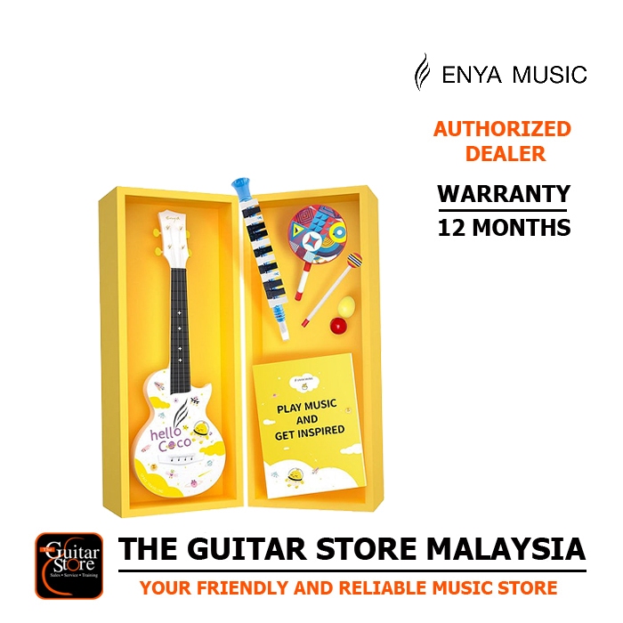 Enya Nova U Mini Coco Carbon Fiber Ukulele 4in1 Set For Kids (Nova U ...