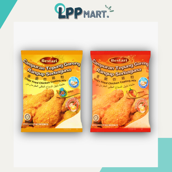 TEPUNG BESTARI CRISPY FRIED CHICKEN COATING MIX CAMPURAN TEPUNG GORENG ...