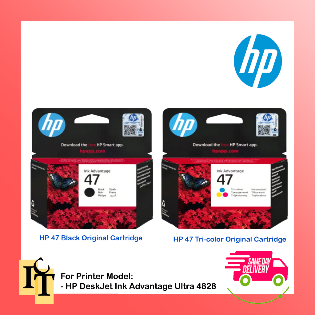 HP INK ADVANTAGE CARTRIDGE 47 BLACK/ TRI-COLOR | Shopee Malaysia